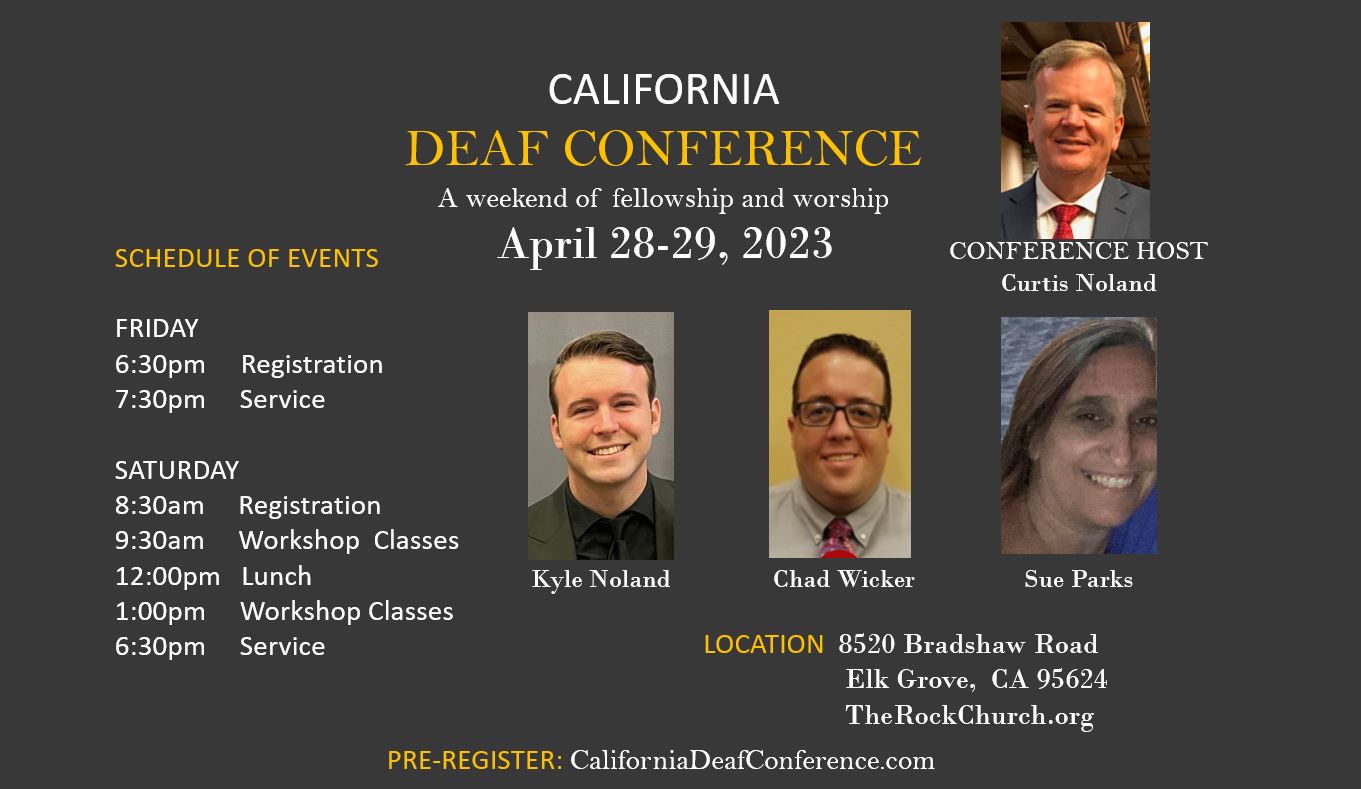 Conference Registration – California Deaf Conference